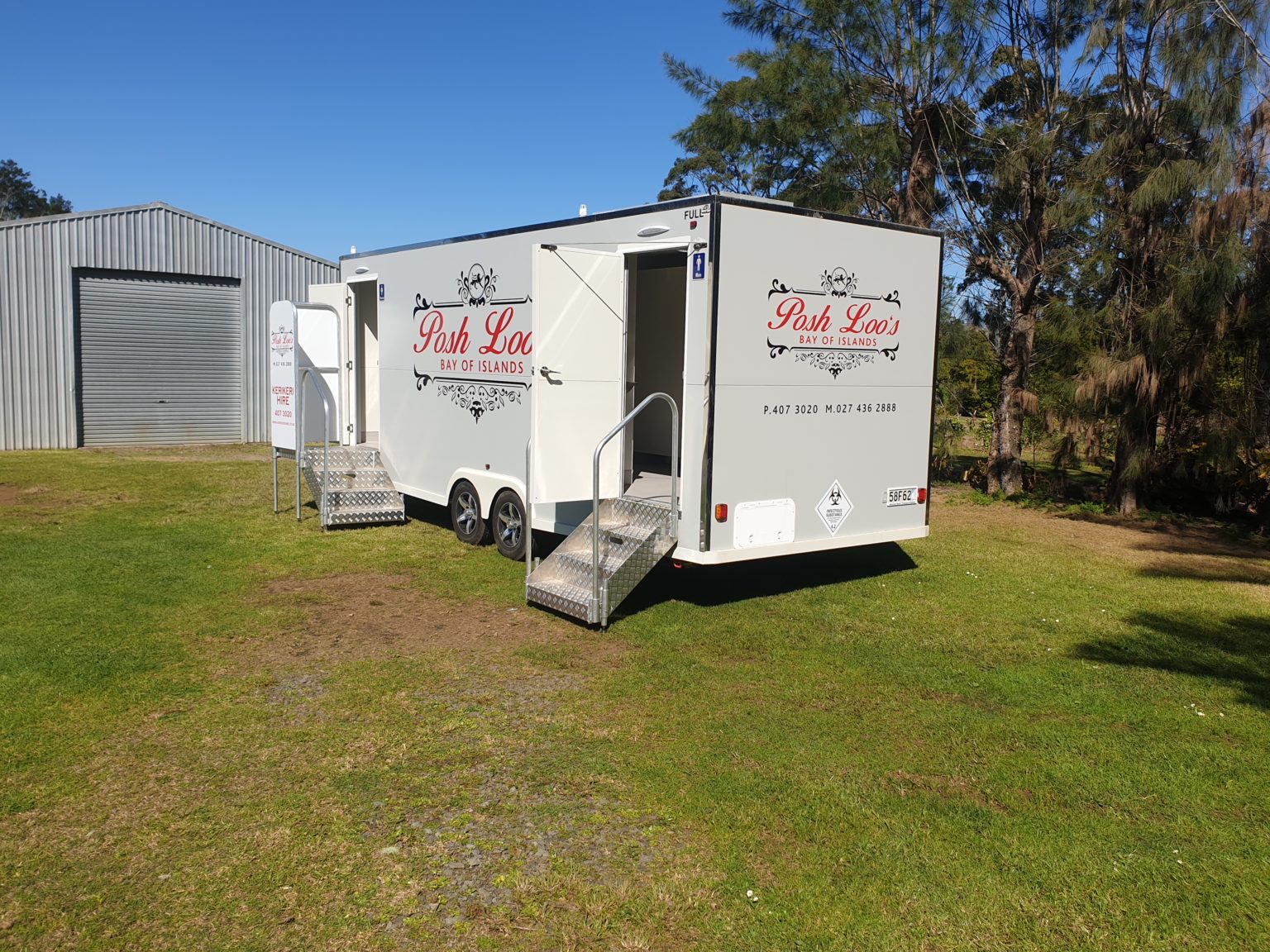 Posh Loos | Luxury Portaloos Northland – Quality Made Trailers